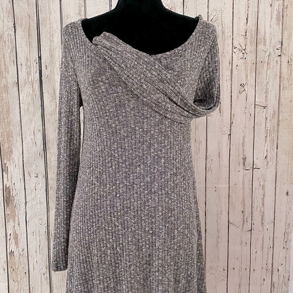 Mind Code | Dresses | Nwot Mind Code Long Sleeve Knit Dress Size L ...